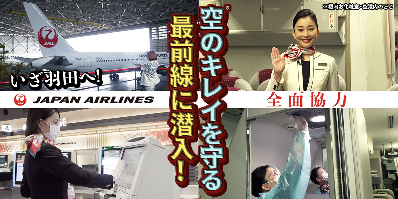 【JAL全面協力】空飛ぶ花王？機内＆空港内の“お掃除事情”のぞいてみた│花王 My Kao